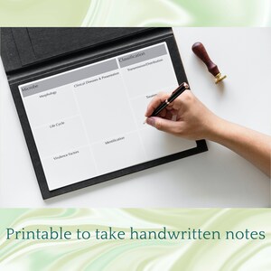 Microbiology Note Template/revision Sheet for Medical School/nursing ...