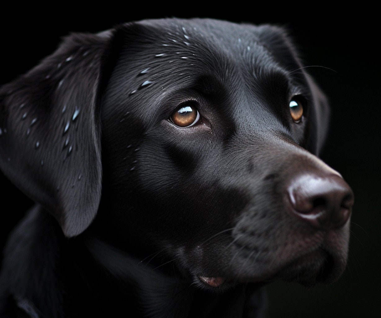 Desktop Wallpaper Dog Labrador Abstract Minimalist - Etsy