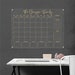 Dry Erase Acrylic Calendar | Monthly & Weekly Planner for Wall | Clear ...