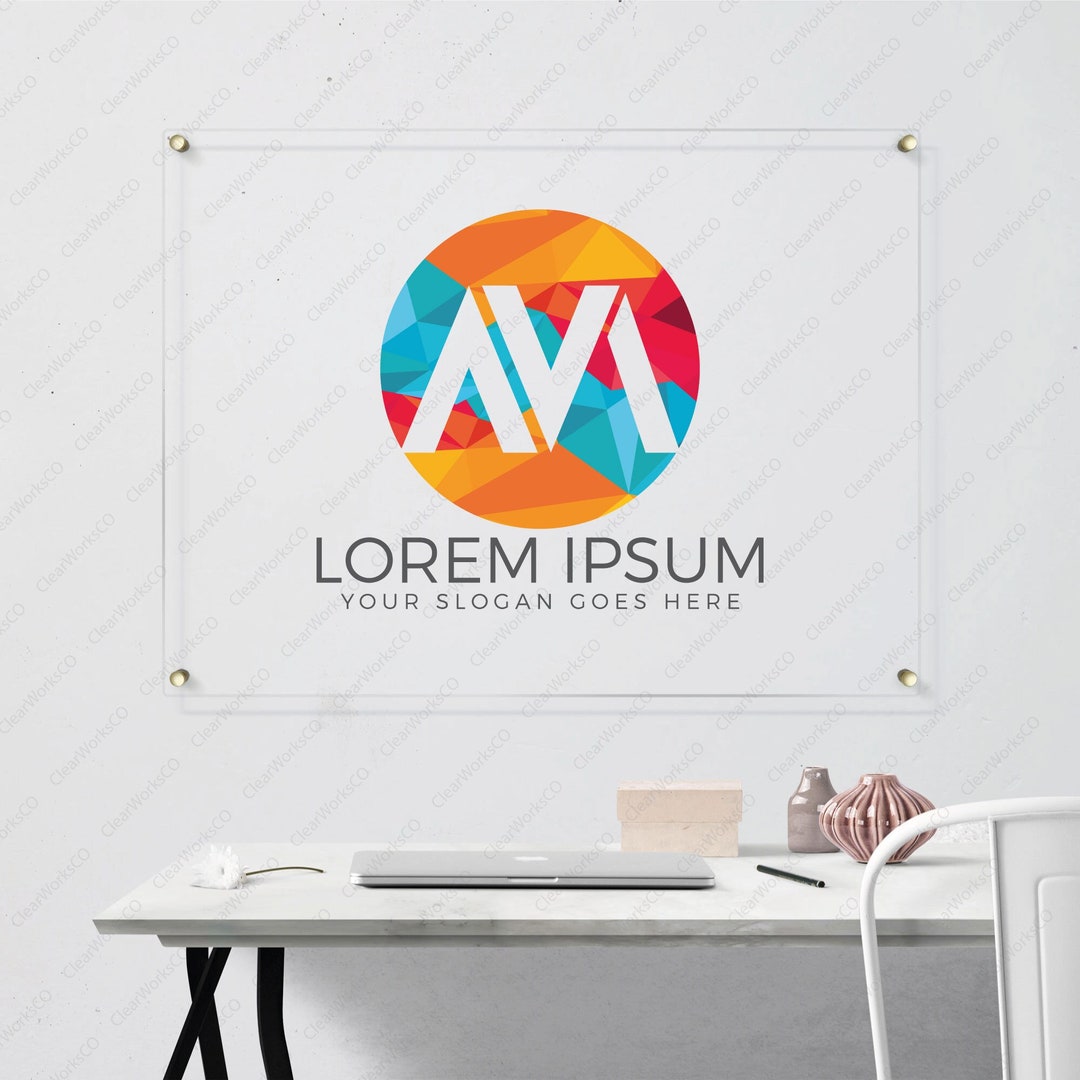 Acrylic Business Sign | Clear Company Logo | Custom Business Logo ...