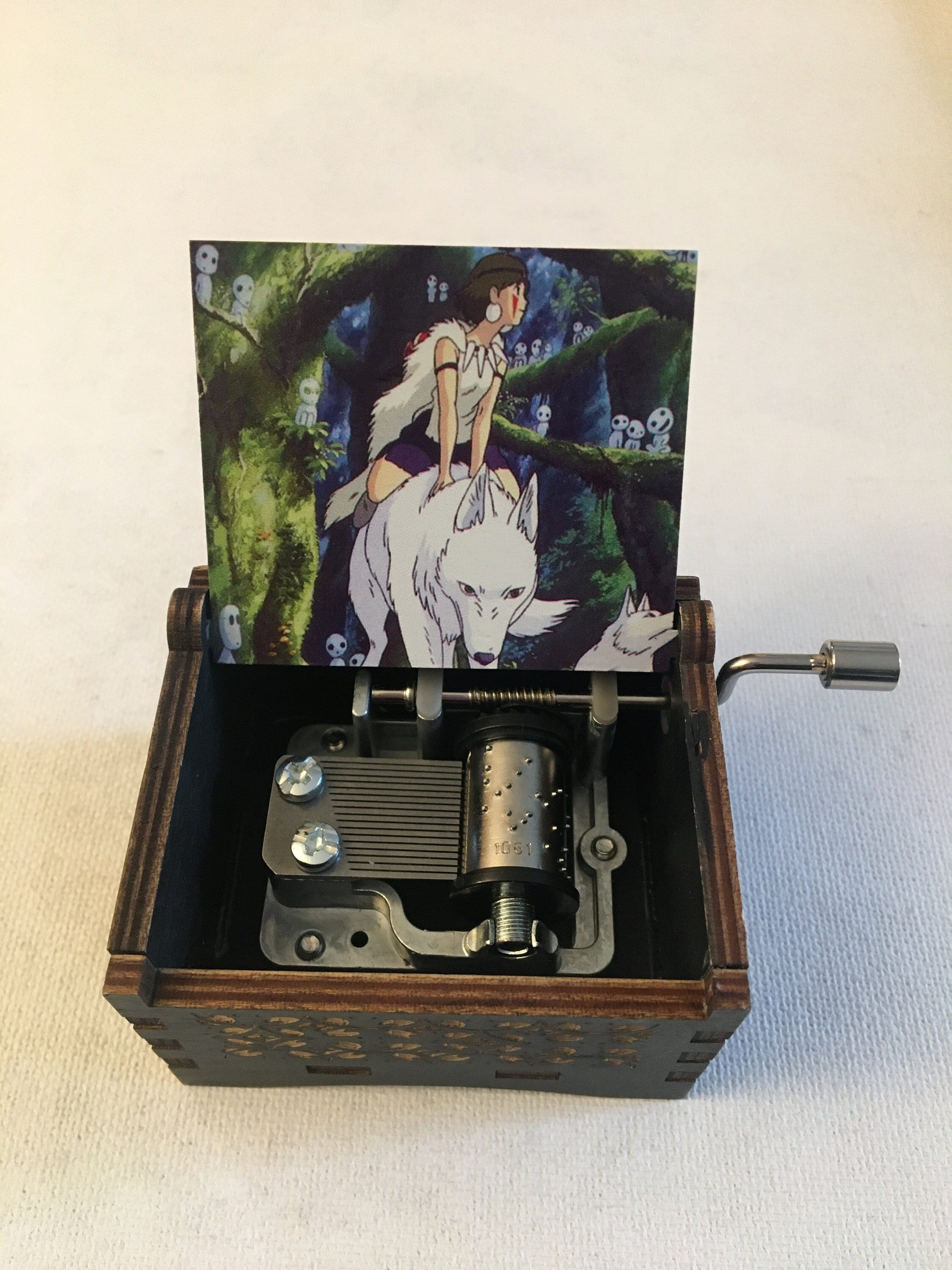 Japanese Anime Inspired Music Box, Wooden Handmade Home Decoration ...