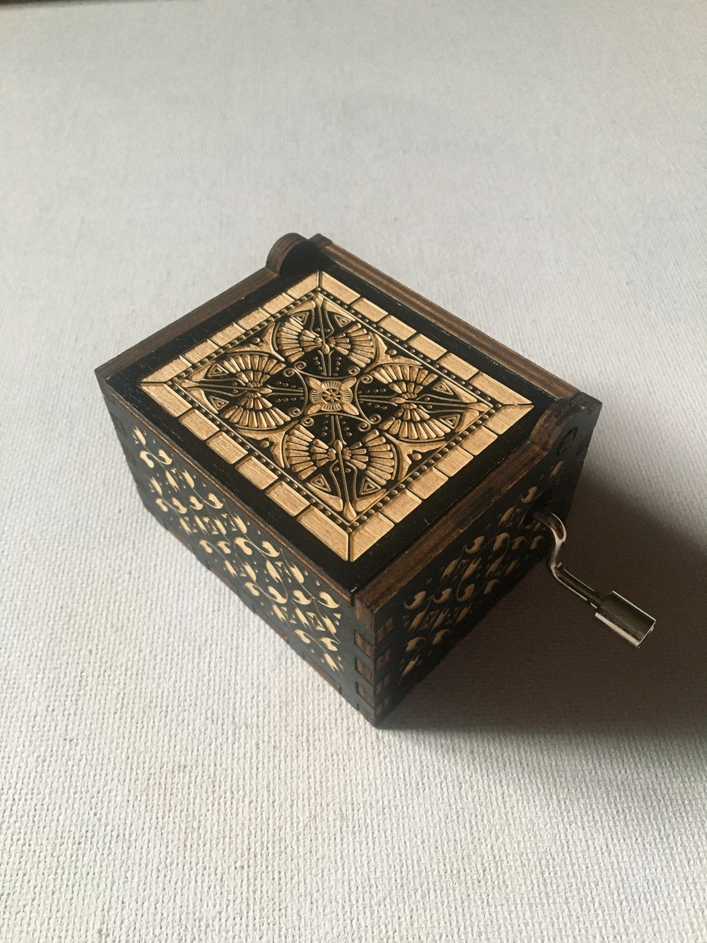 Van Gogh Starry Night Music Box, Wooden Handmade Home Decorations ...