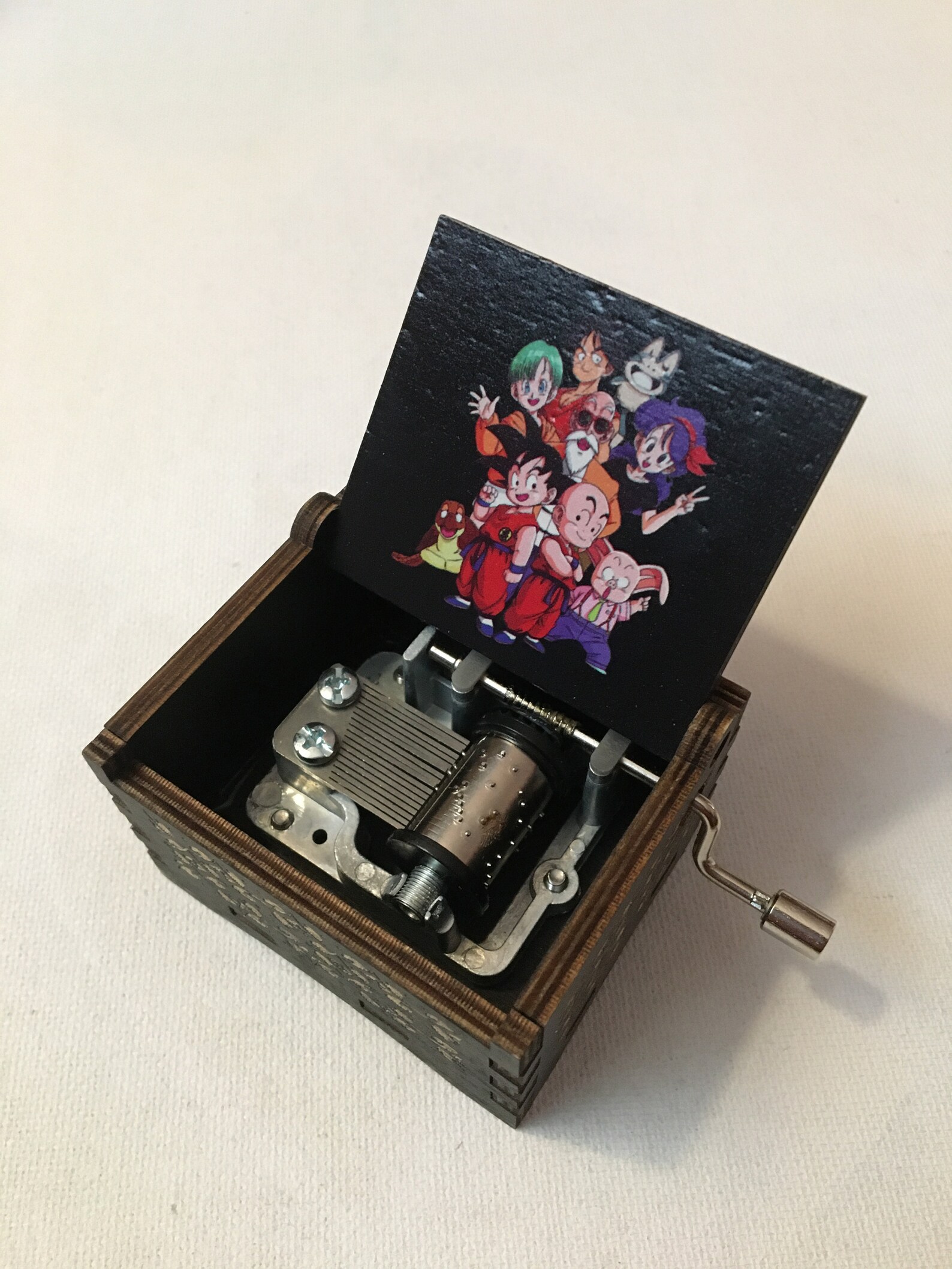 Japanese Anime Inspired Music Box, Wooden Handmade Home Decorations ...