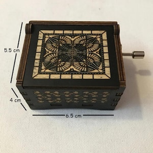 Japanese Anime Inspired Music Box, Wooden Home Decoration Christmas ...