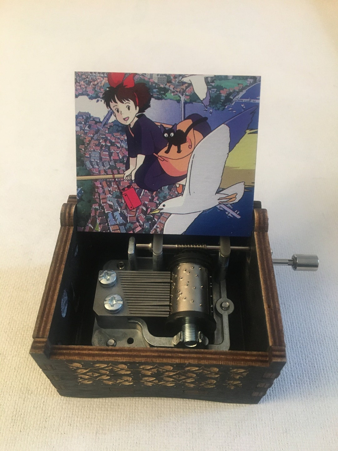 Japanese Anime Inspired Music Box, Hot Wooden Handmade Home Decorations ...