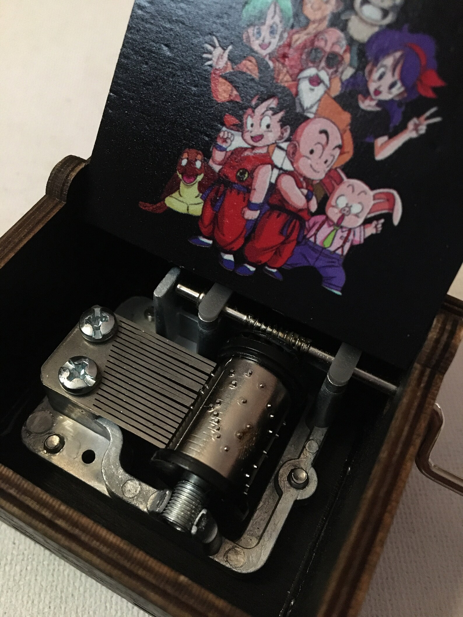 Japanese Anime Inspired Music Box, Wooden Handmade Home Decorations ...