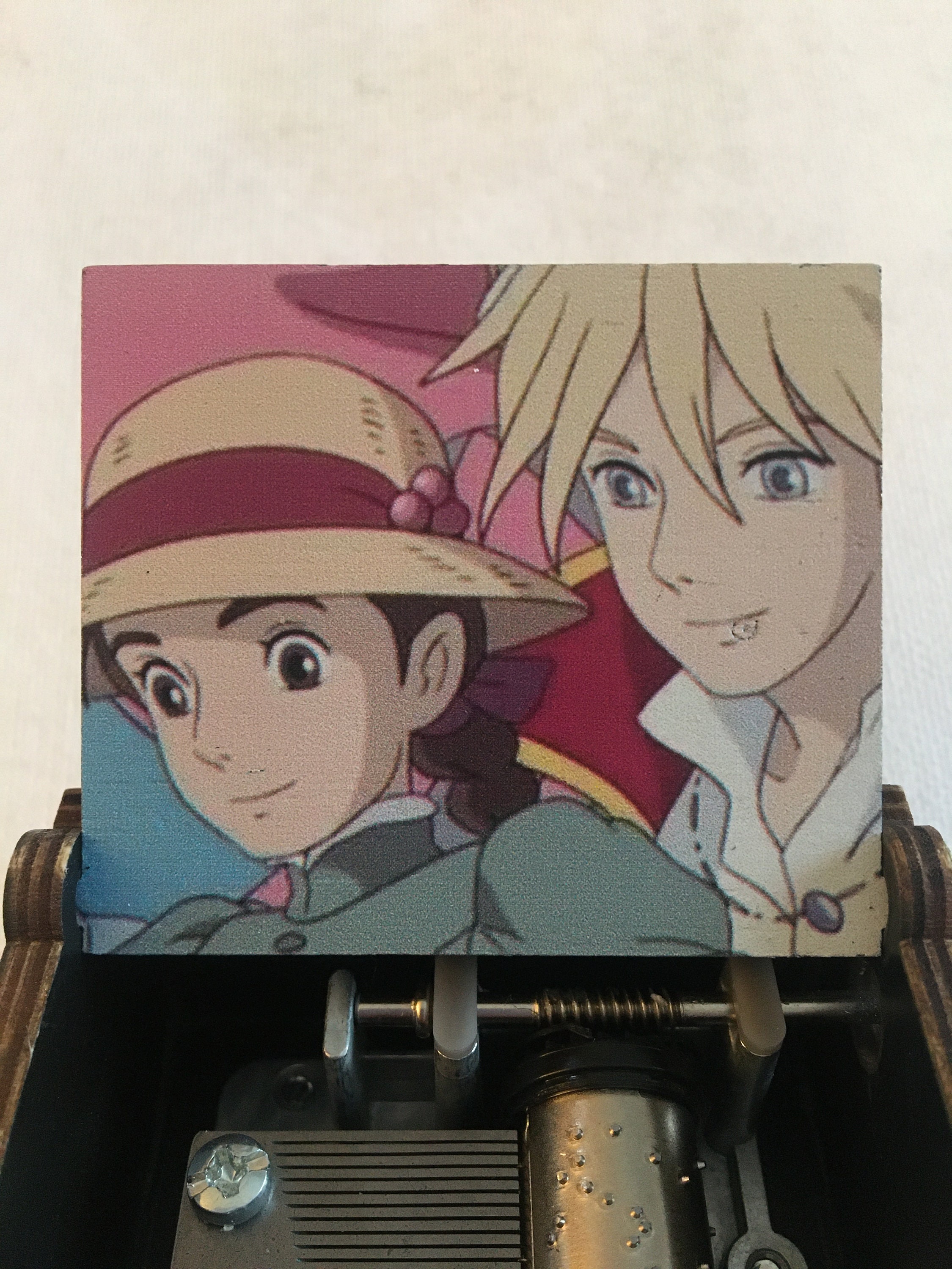 Le Château Ambulant howl's Moving Castle Music Box, Wooden Handmade ...
