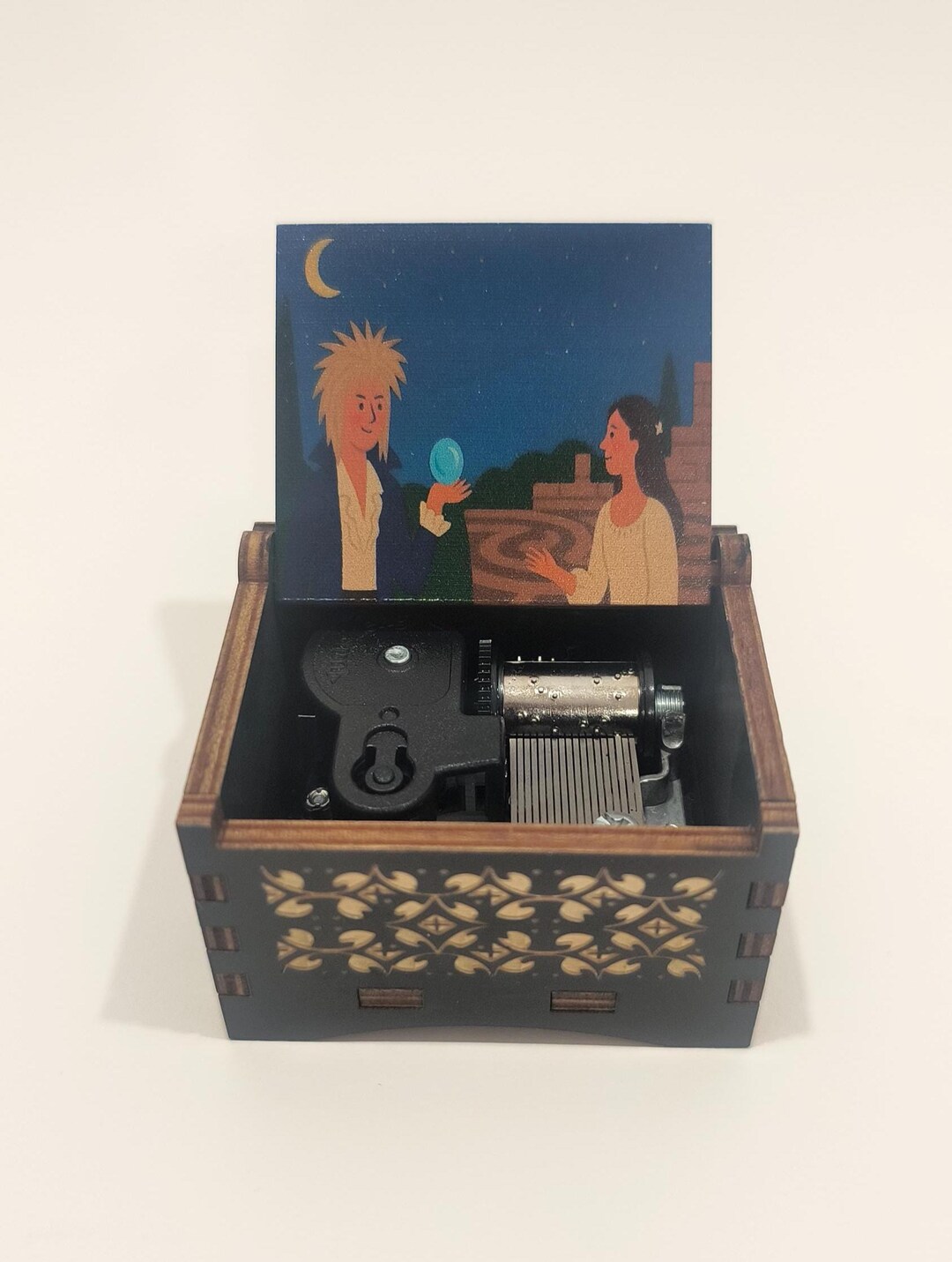 Labyrinth Music Box, Wooden Handmade Home Decoration Christmas Gift ...