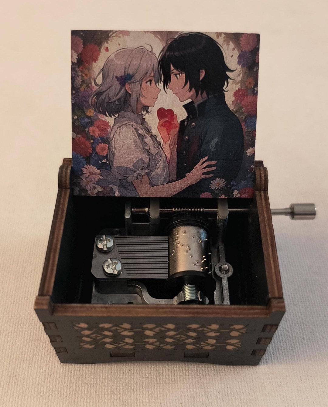 Howl & Sophie Japanese Anime Inspired Music Box, Wooden Handmade Home ...