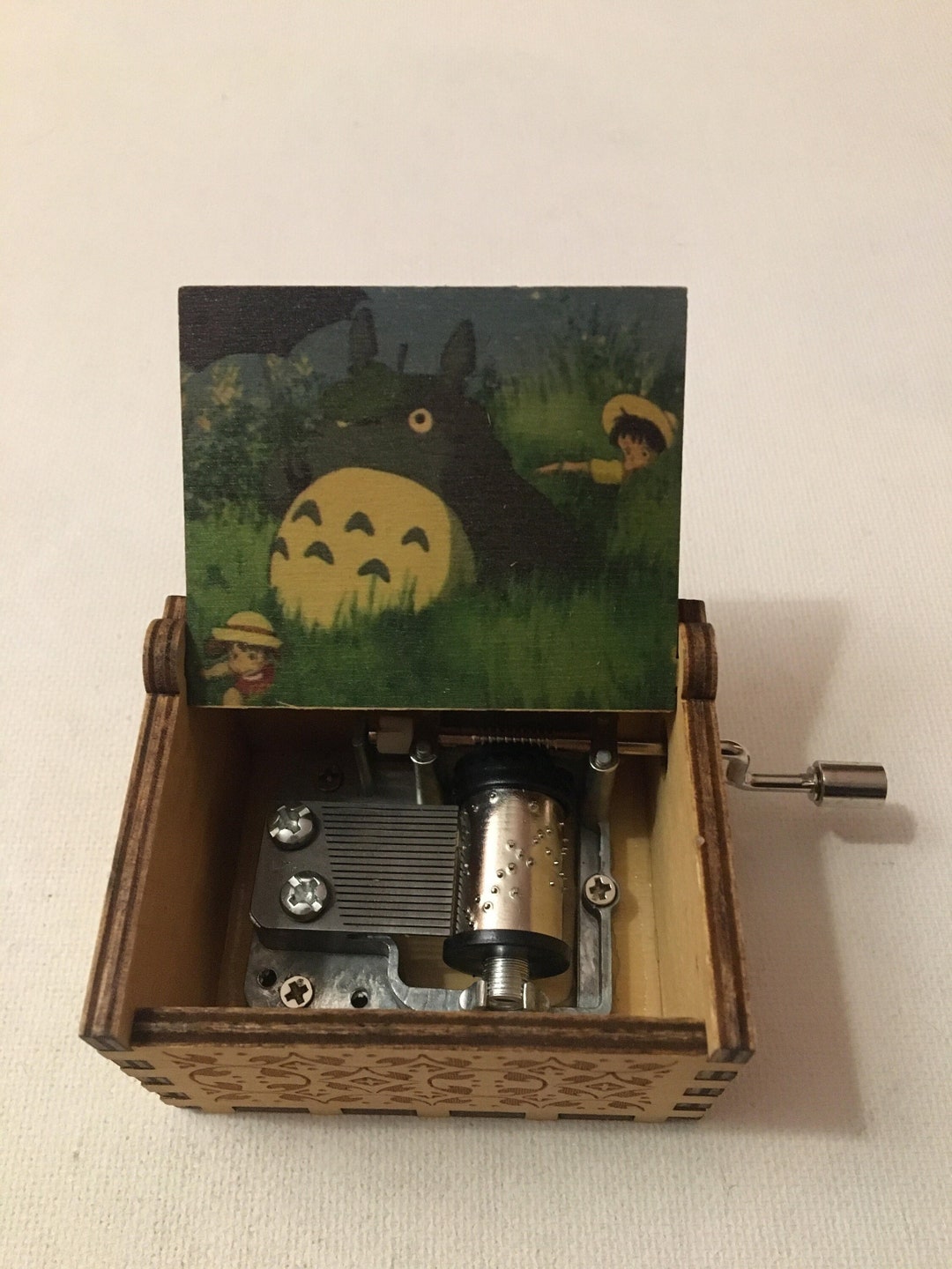 Totoro Anime Music Box Hot Wooden Handmade Home Decorations - Etsy