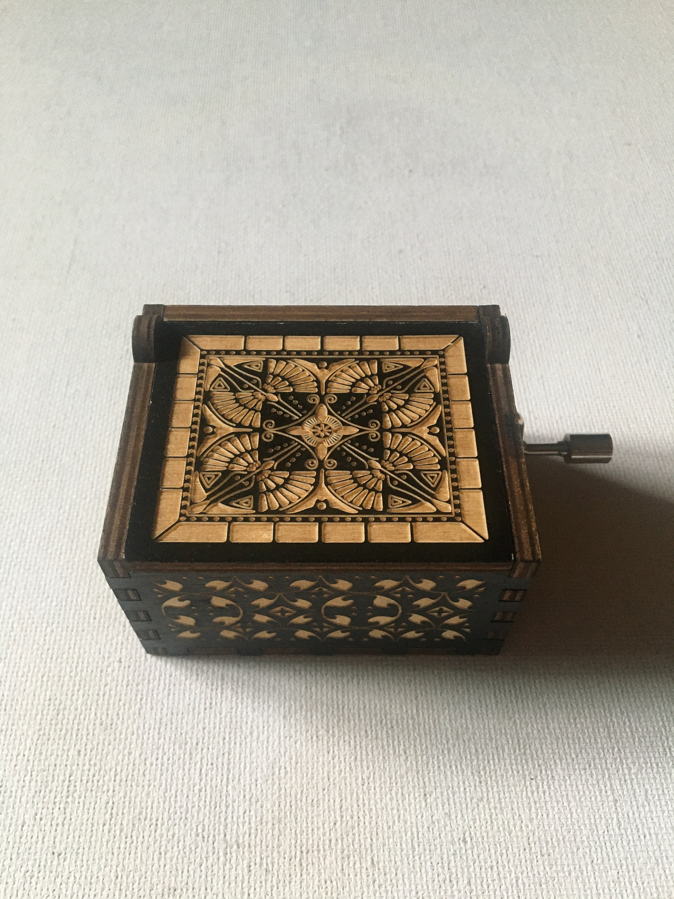 Van Gogh Starry Night Music Box, Wooden Handmade Home Decorations ...