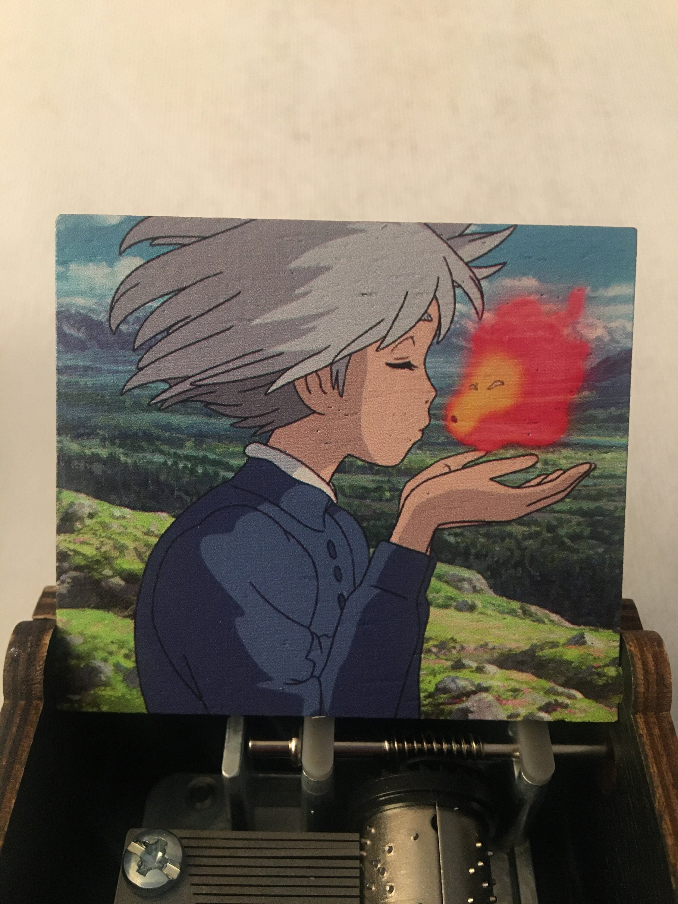 Le Château Ambulant howl's Moving Castle Music Box, Wooden Handmade ...