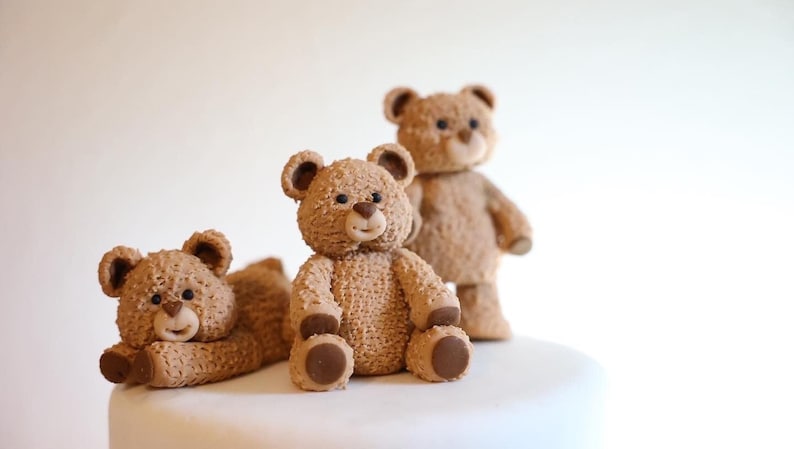 Three Bears Cake Topper - Etsy