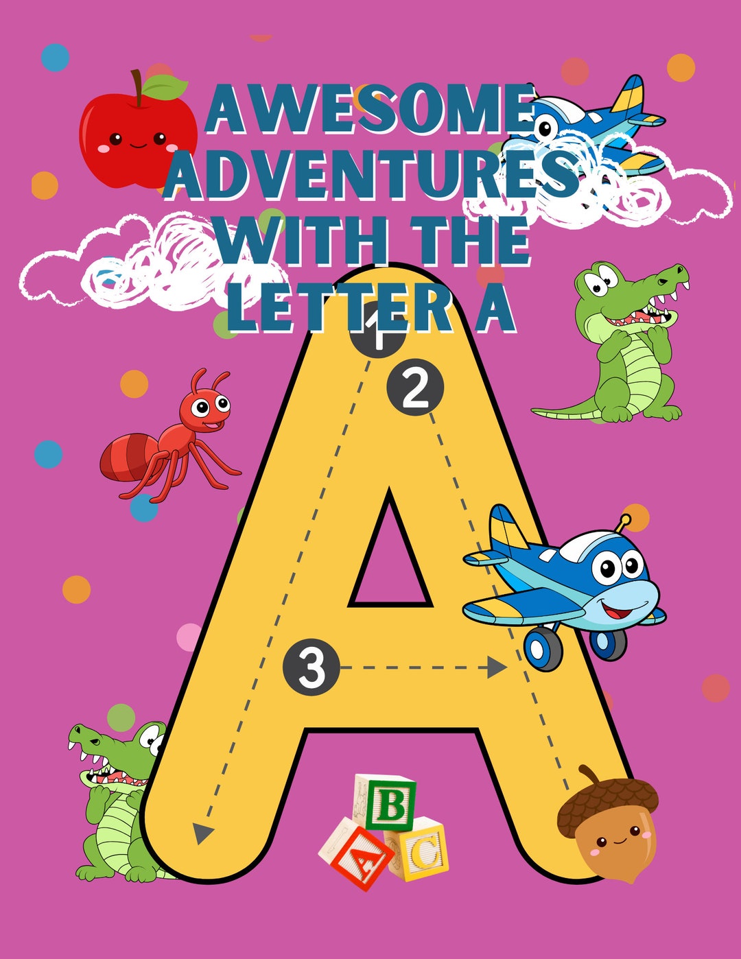 Editable Preschool Letter A Workbook - Etsy Canada