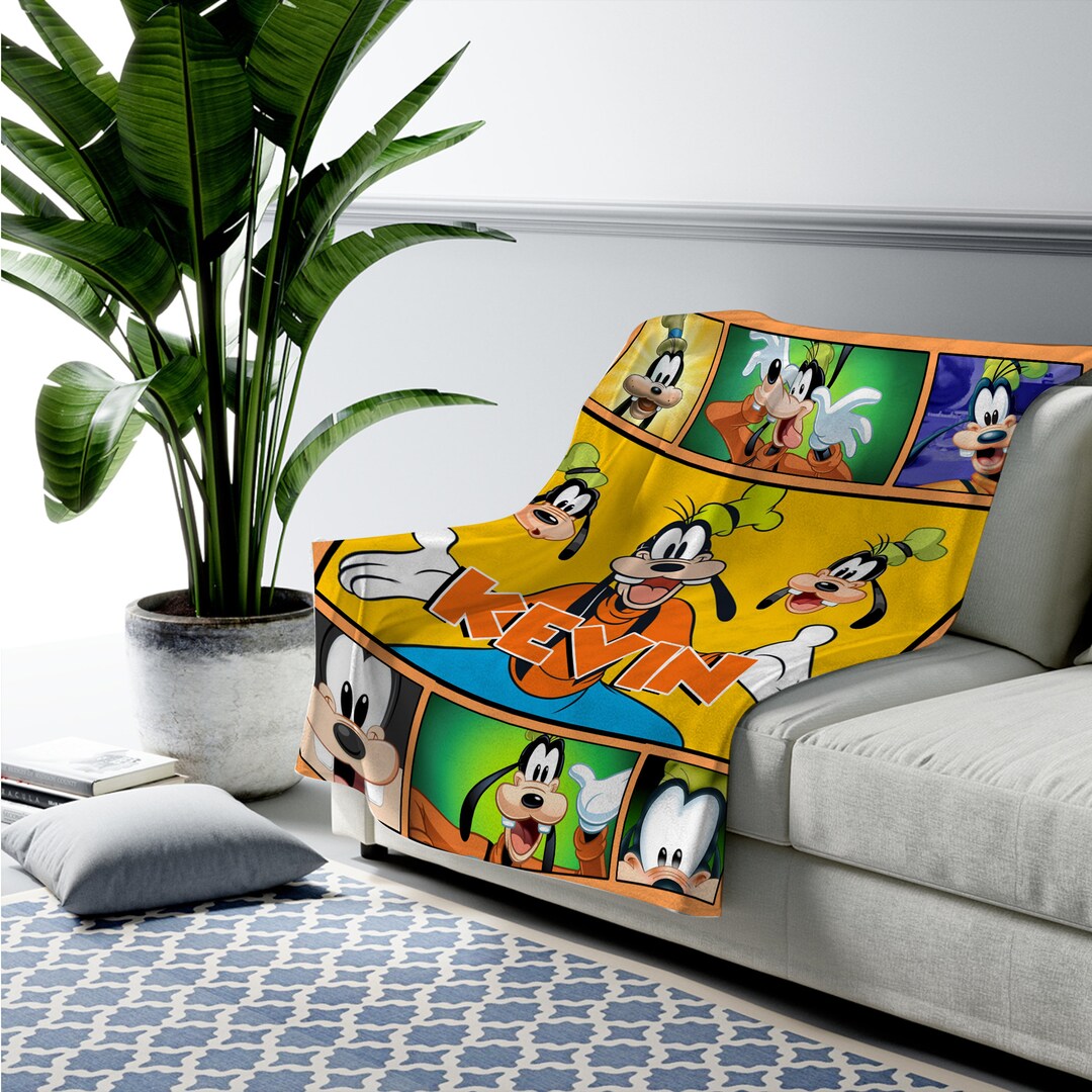 Personalized Goofy Blanket Goofy Bedding Setgoofy Themed - Etsy