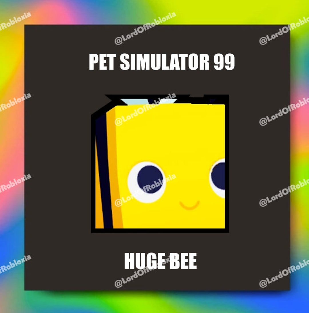 Ps99 Pet Simulator 99 Huge Bee - Etsy
