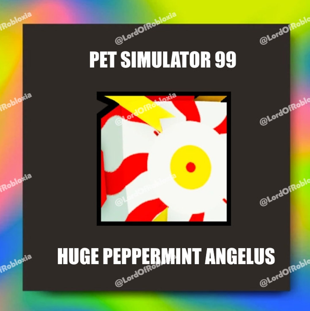 Ps99 Pet Simulator 99 Huge Peppermint Angelus - Etsy