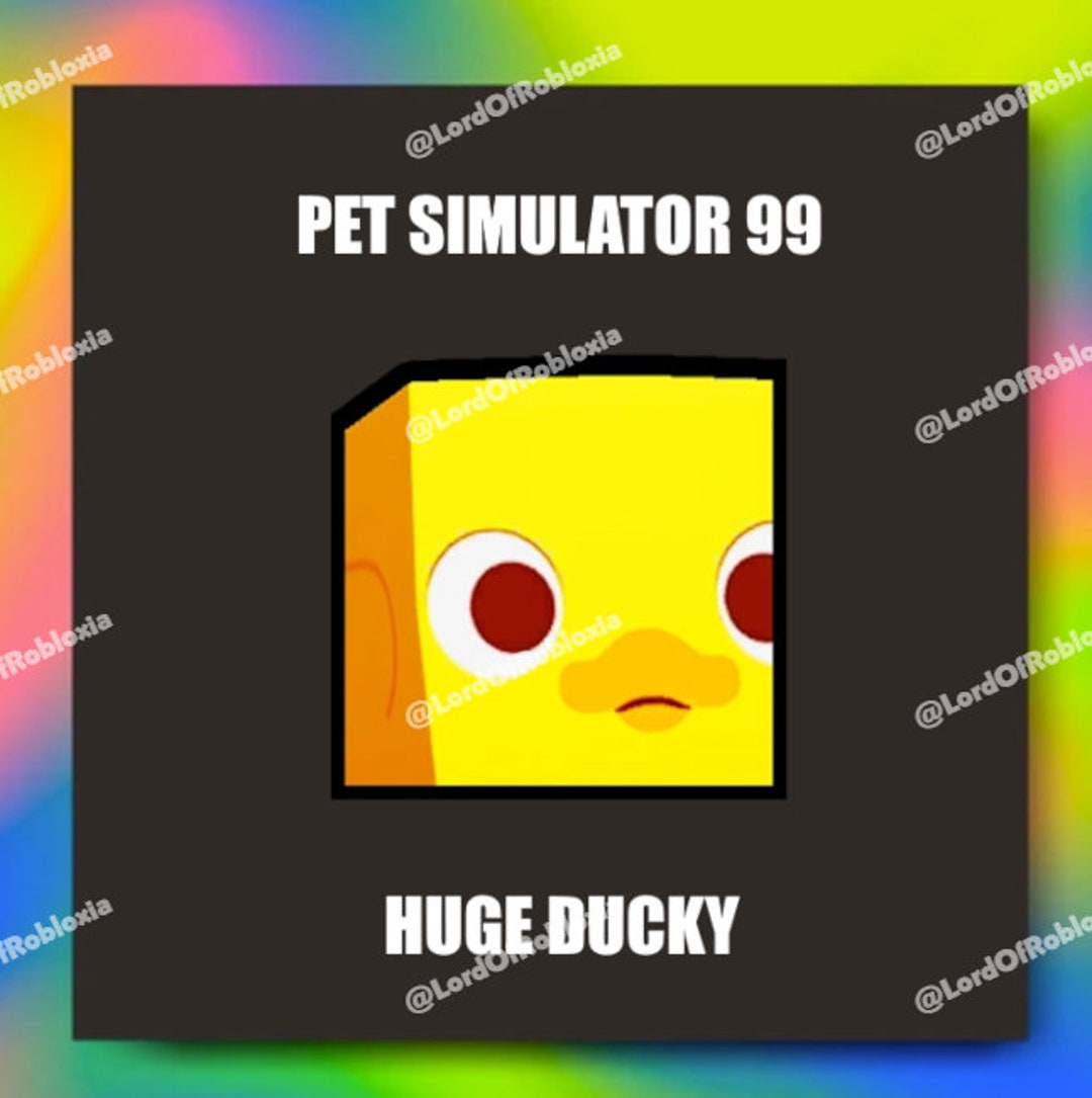 Ps99 Pet Simulator 99 Huge Ducky - Etsy