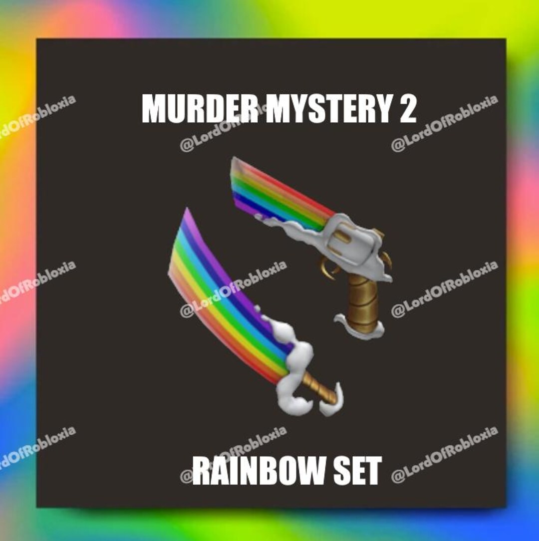 MM2 Murder Mystery 2 Rainbow Set - Etsy