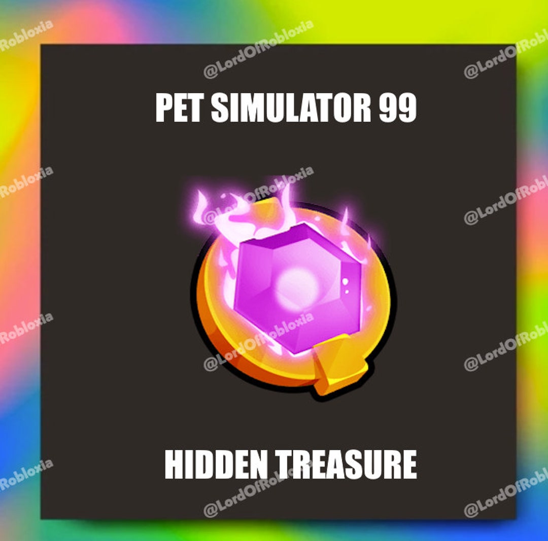 Ps99 Pet Simulator 99 Hidden Treasure Ultimate pet Sim 99 - Etsy