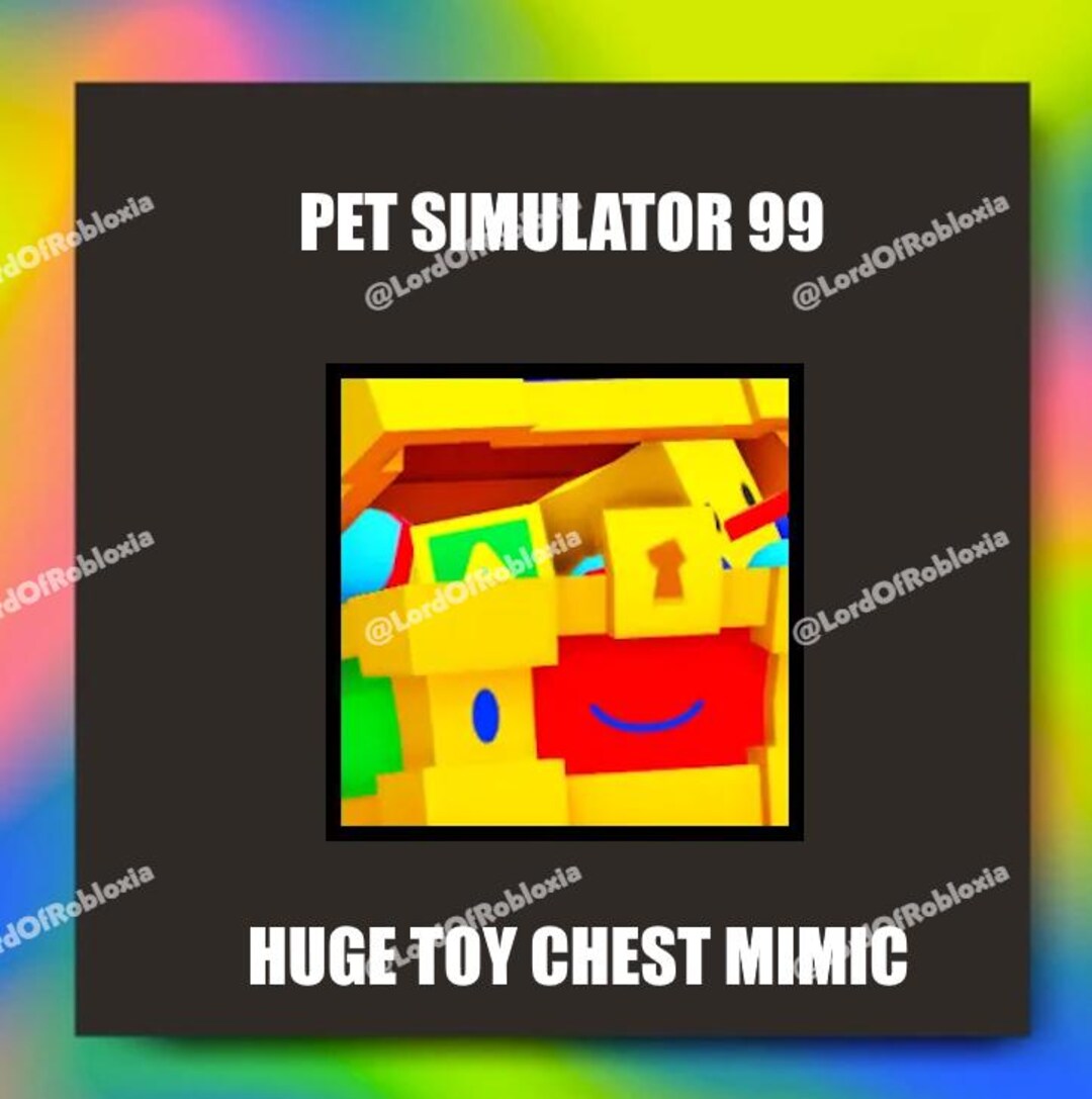Ps99 Pet Simulator 99 Huge Toy Chest Mimic - Etsy