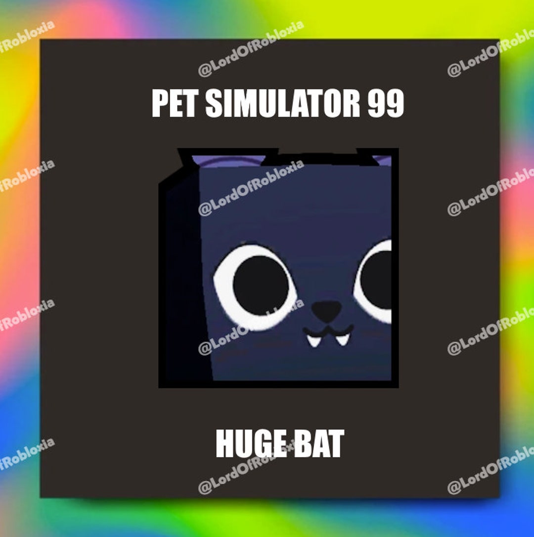Ps99 Pet Simulator 99 Huge Bat - Etsy