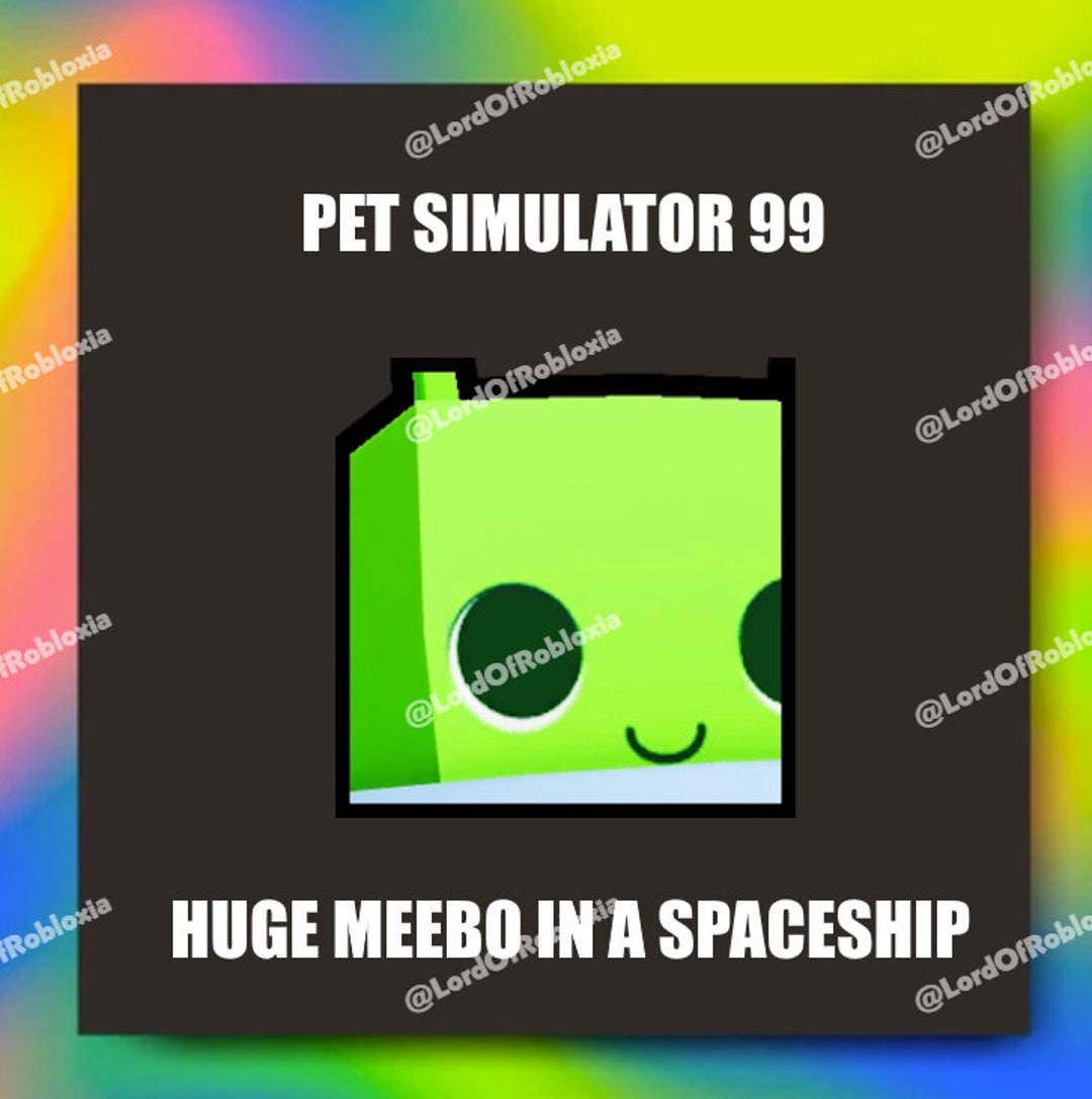 Ps99 Pet Simulator 99 Huge Meebo in A Spaceship - Etsy
