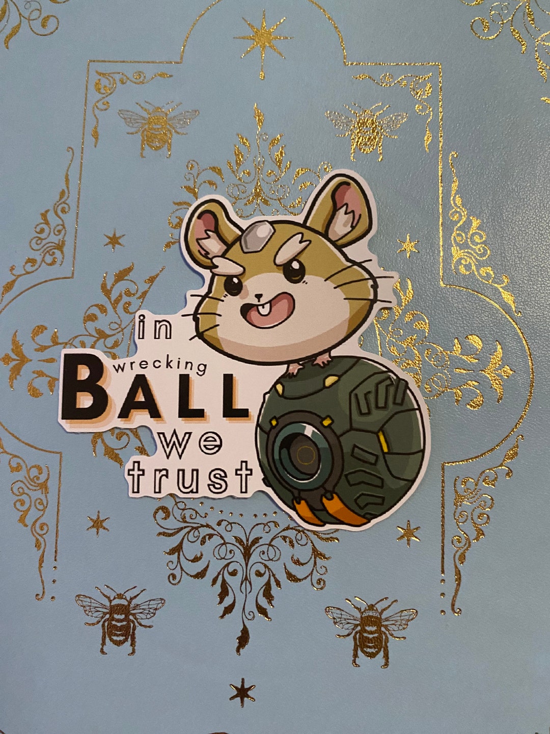 Wrecking Ball Overwatch 2 Eco Vinyl Sticker for Notebooks, Laptops, and ...