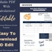 Fillable Invoice Form | Editable PDF | Automatically Calculates Totals ...