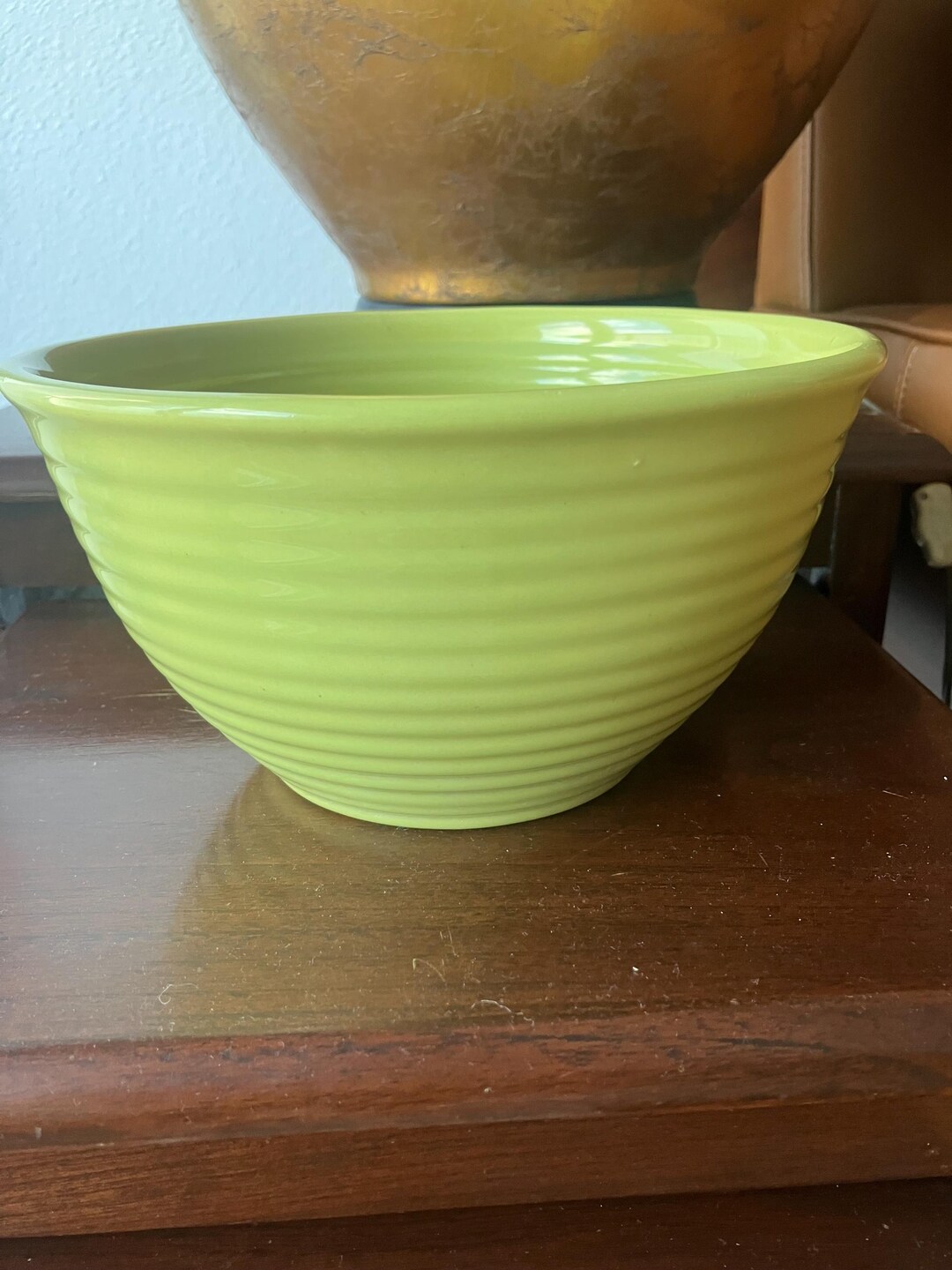 Bauer Ring Ware No. 18 Chartreuse Mixing/nesting Bowl - Etsy