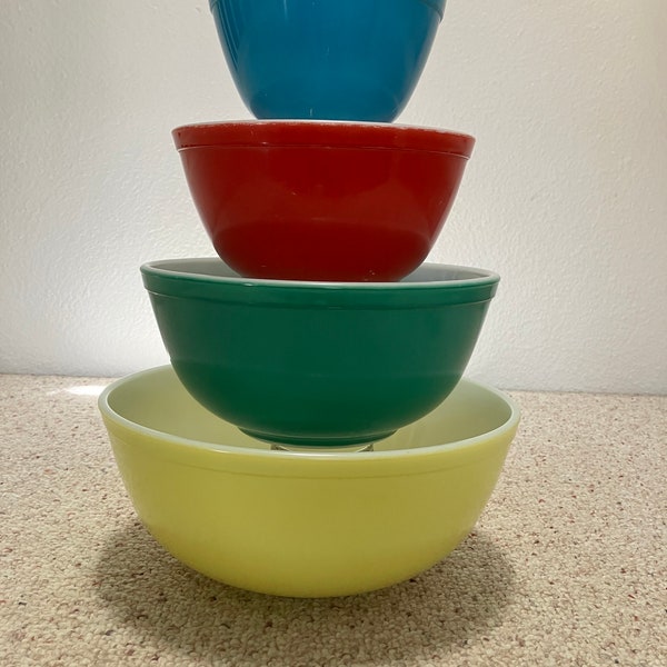 Pyrex Bowl Set - Etsy