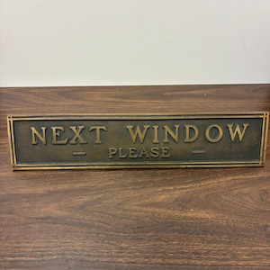 Next Window Please Sign - Etsy