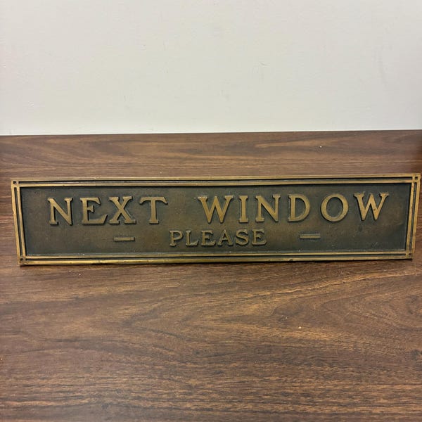 Next Window Please Sign - Etsy