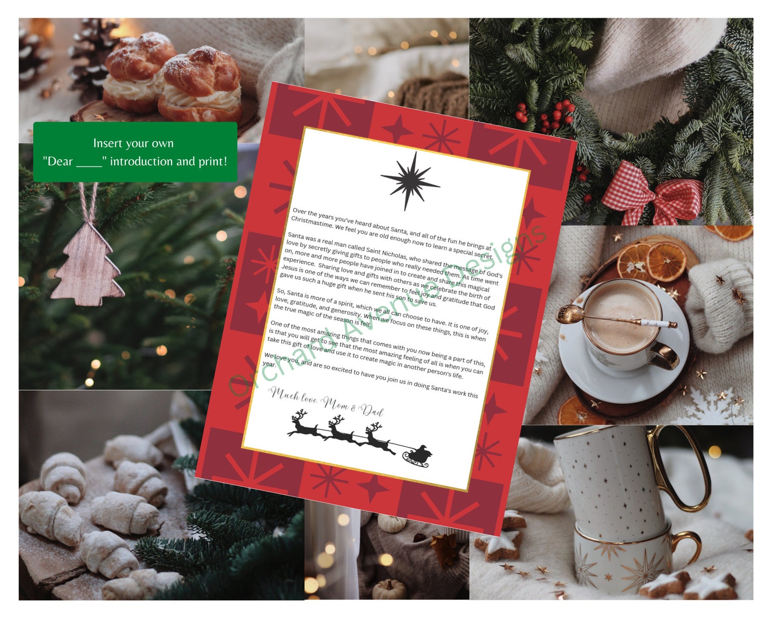 Christian- is Santa Real Letter to Kids Explaining Santa Printable - Etsy