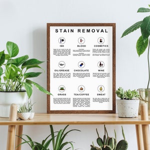 Stain Removal Guide, Stain Removal Chart, Laundry Room Downloads ...
