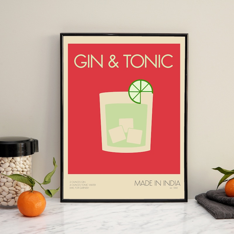 Gin Poster - Etsy