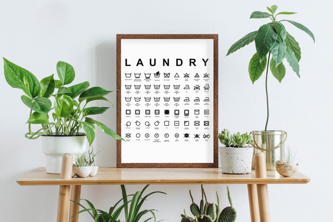 Laundry Symbols, Laundry Symbol Chart, Laundry Room Downloads, Laundry ...