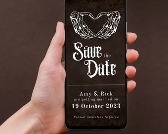 Emo Wedding Invitation - Etsy