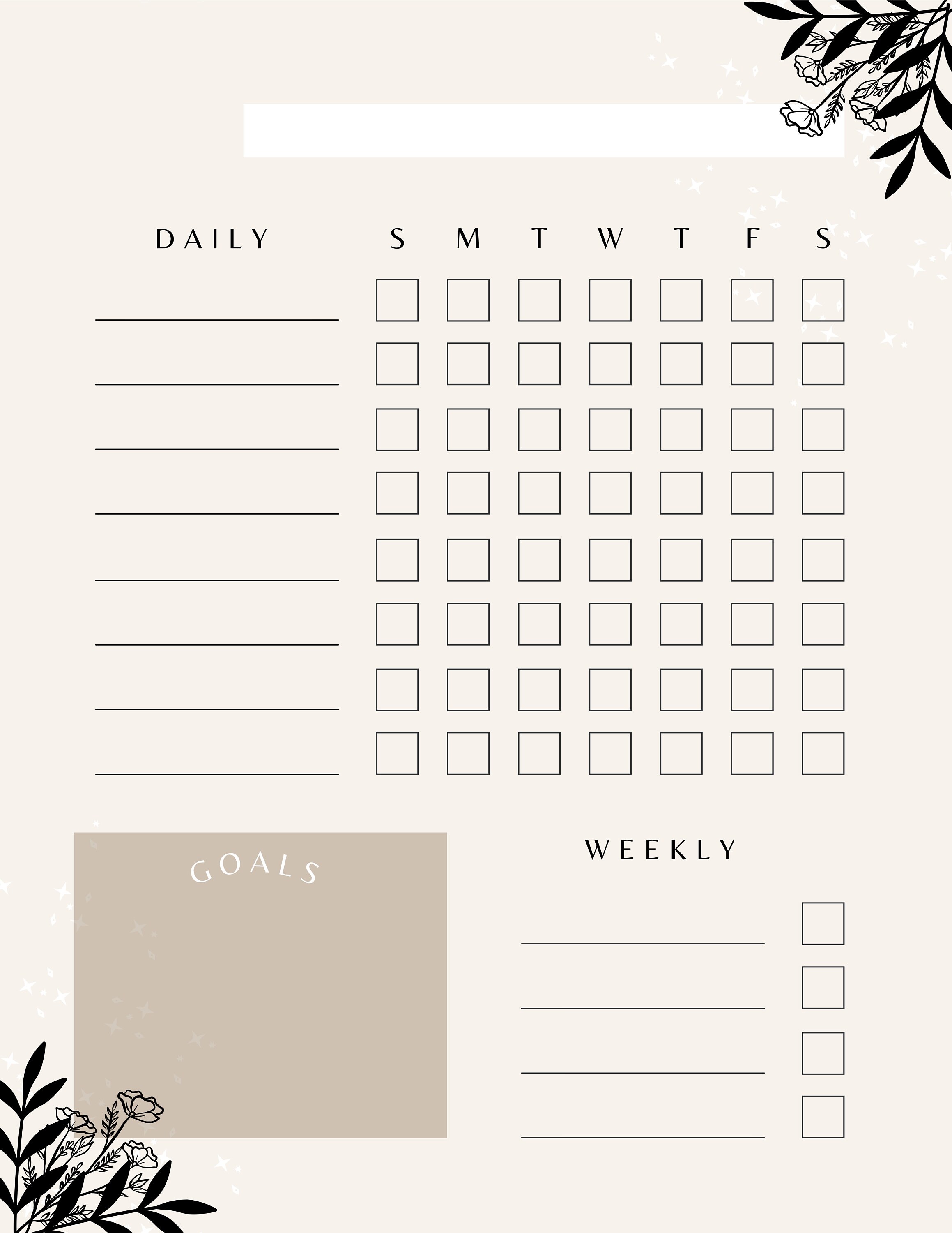 Daily Planner Planner Planner Printable Planner Digital Download ...