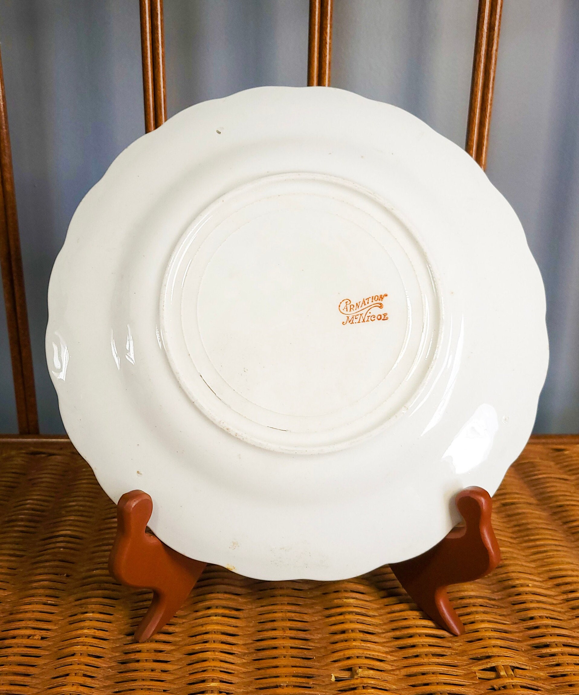 Vintage Peach Calendar Plate 1909 20th Century Plate - Etsy