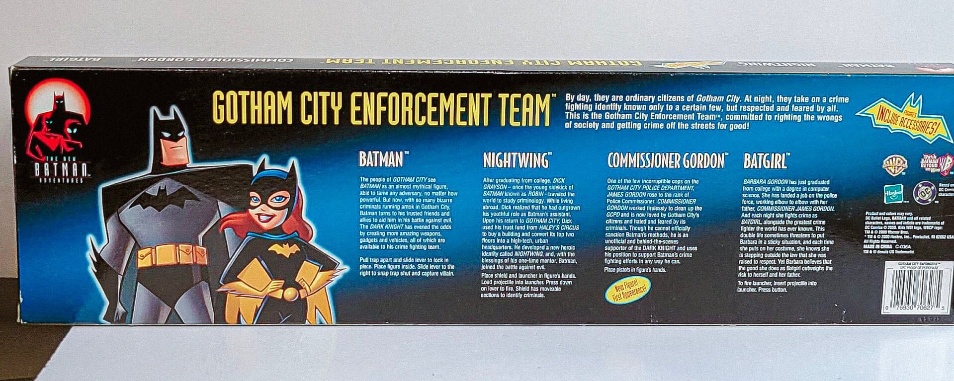 Rare Vintage Batman Action Figurine Sets First Edition Commissioner ...