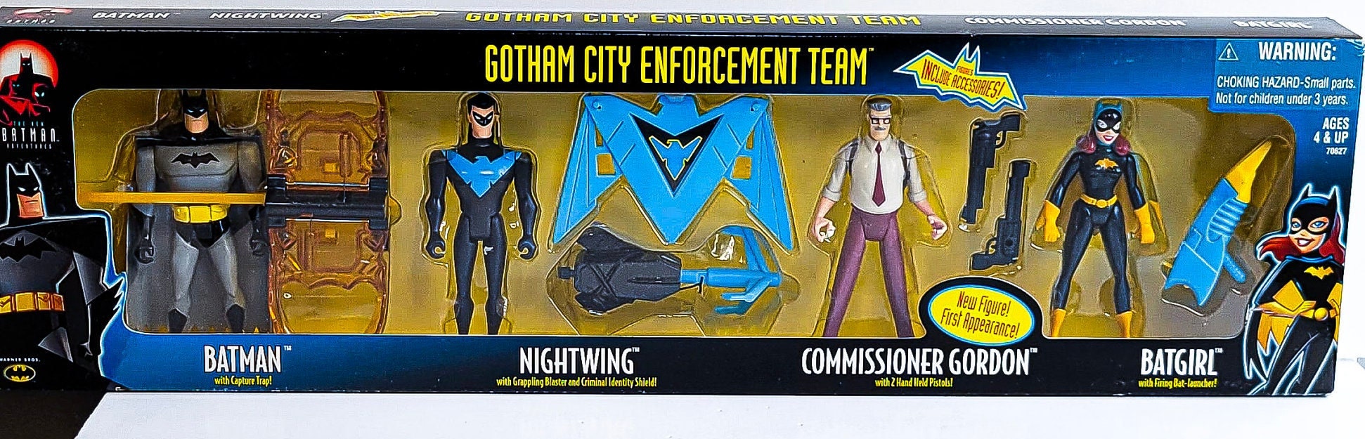 Rare Vintage Batman Action Figurine Sets First Edition Commissioner ...