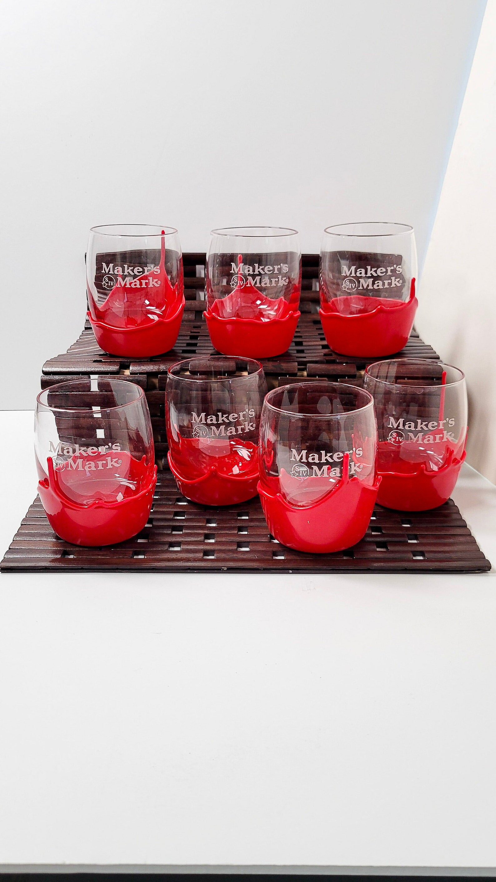 Tasting Makers Mark Dipped Whiskey Glass | Gifts for Him - Etsy