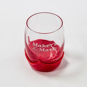 Tasting Makers Mark Dipped Whiskey Glass | Gifts for Him - Etsy