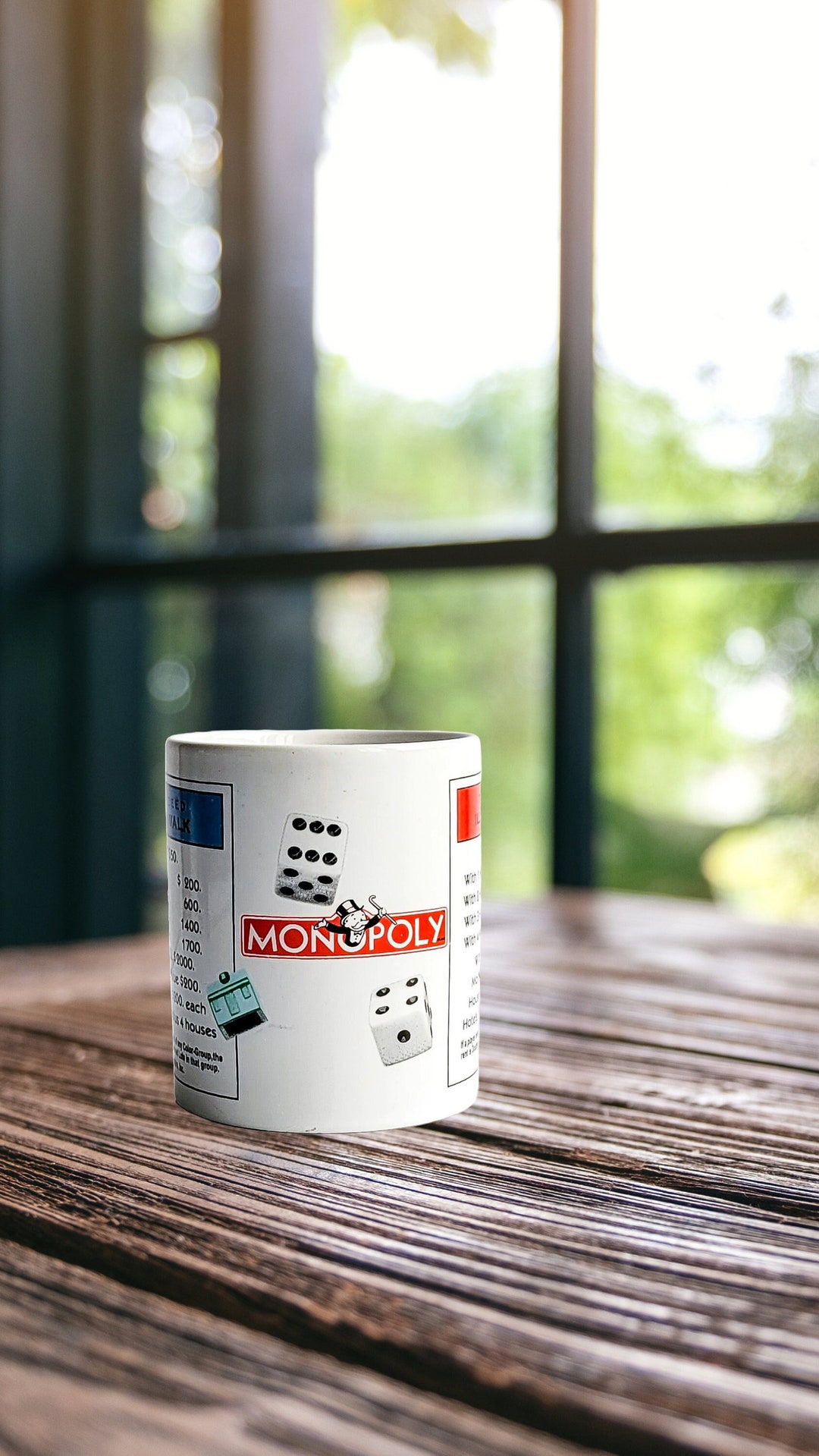 Monopoly Themed Coffee Mug 12oz Board Game Gifts - Etsy