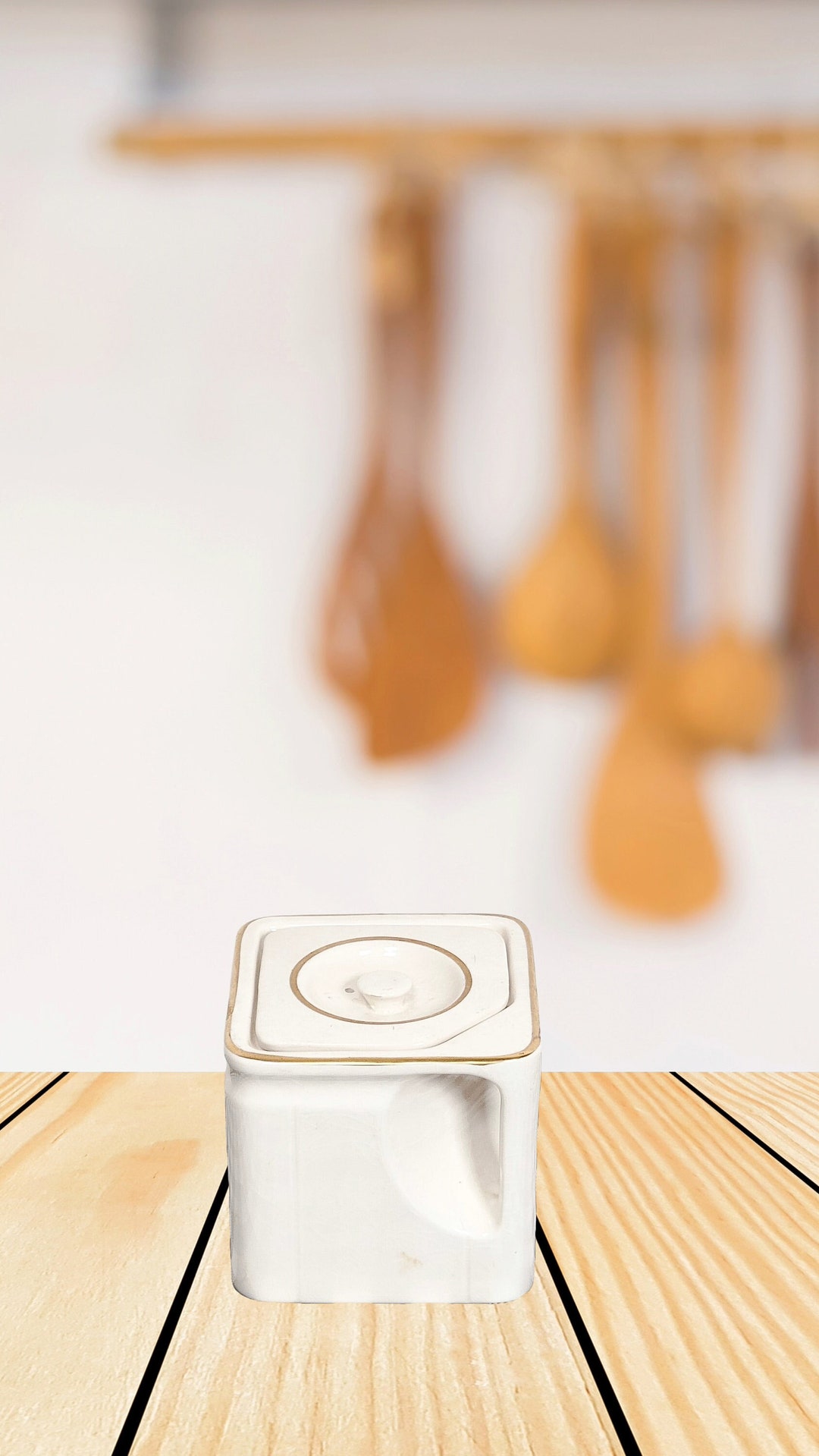 Art Deco Cube Teapot by Foley - Etsy