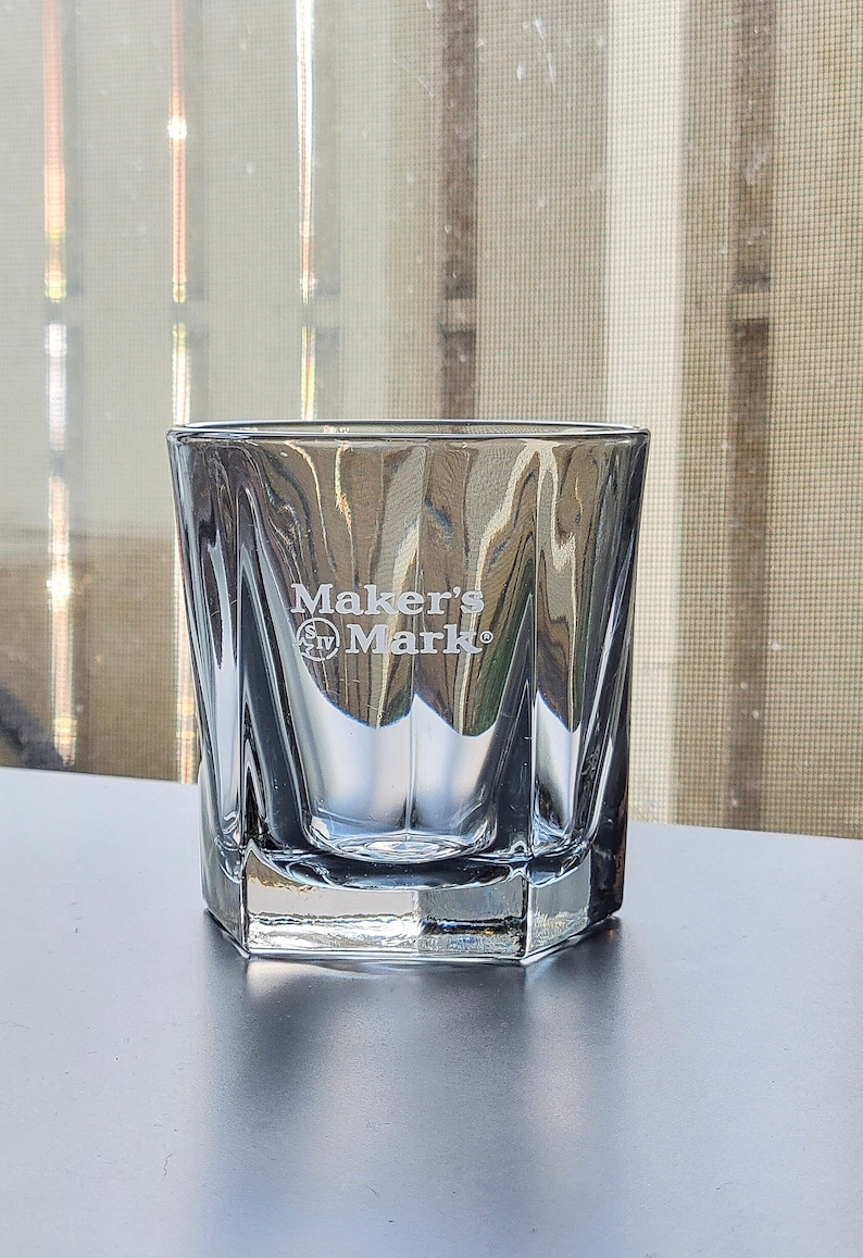 Large Makers Mark Dipped Whiskey Rocks Glass | Ideal Gift for Bourbon ...