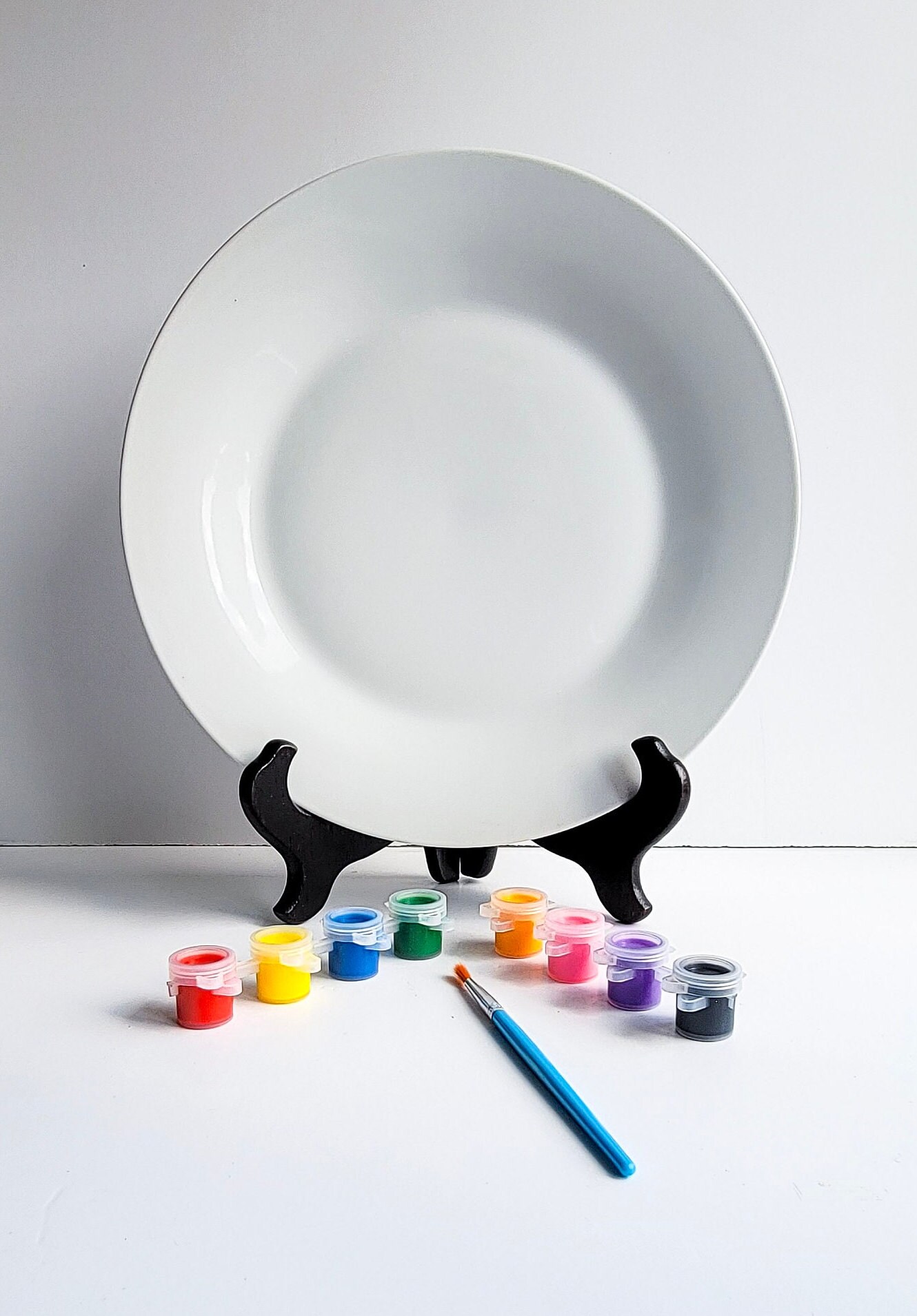 DIY Custom Ceramic Plate Painting Kit | Adult Crafting Kits - Etsy