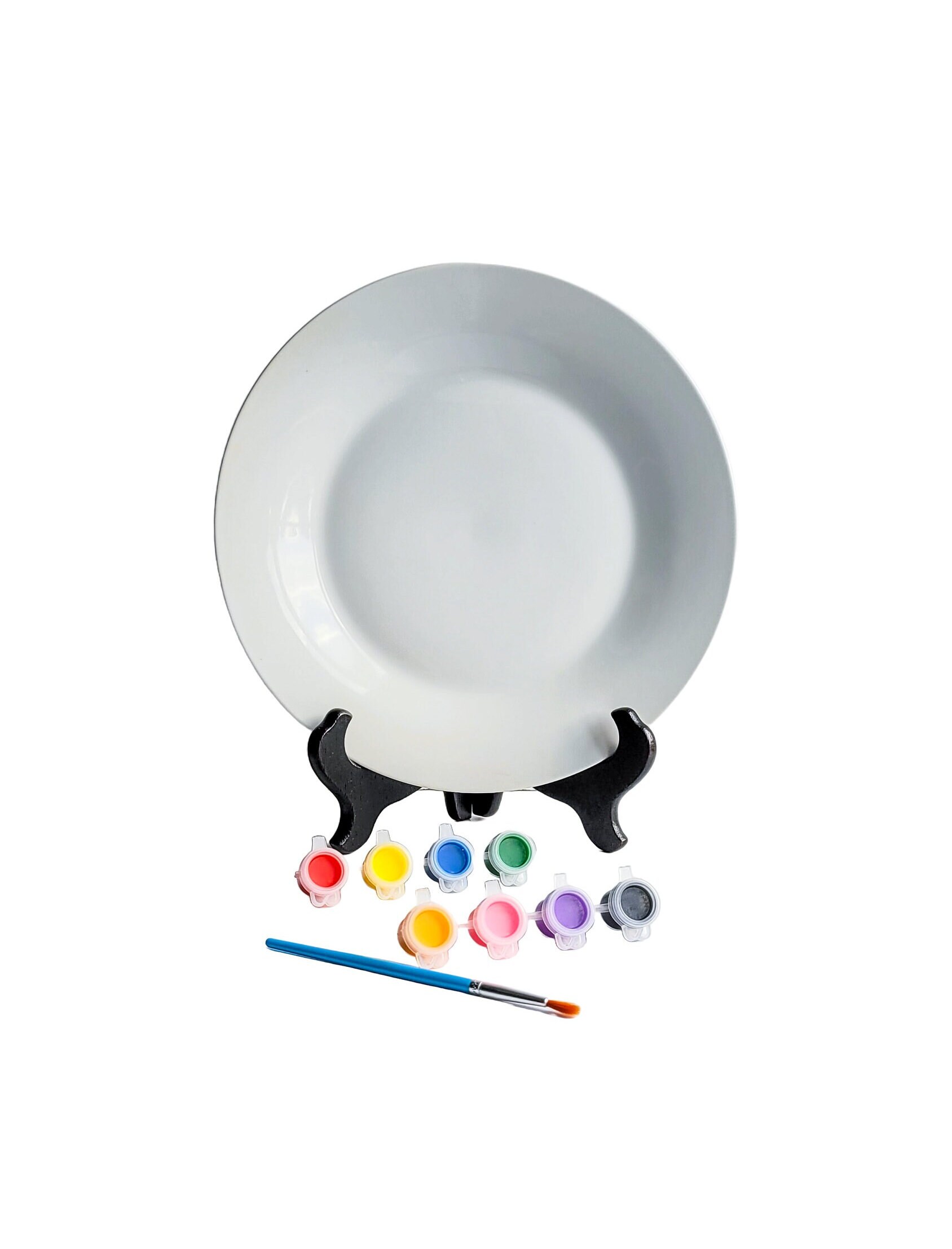 DIY Custom Ceramic Plate Painting Kit | Adult Crafting Kits - Etsy