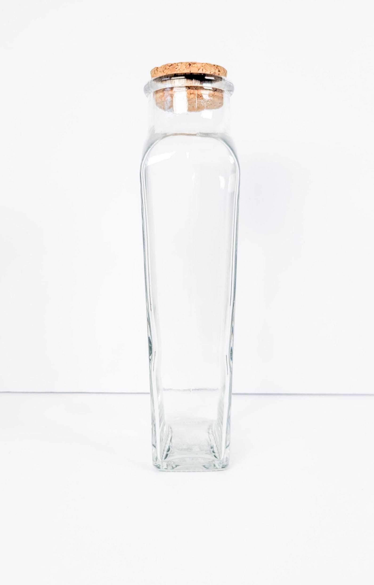 MCM Shaped Glassware With Cork Lid | Kitchen Table Decor Ideas - Etsy